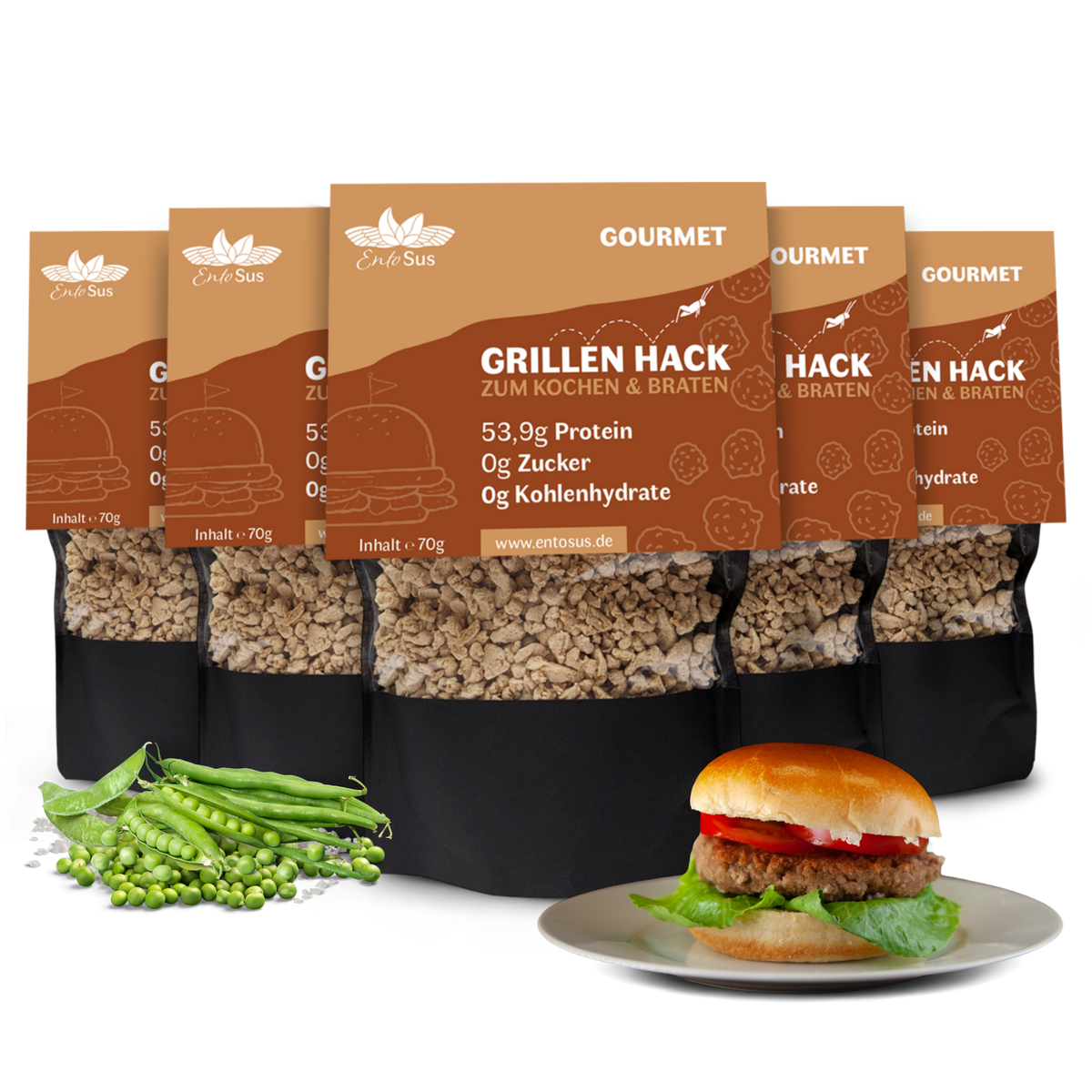 Grillenhack | Texturiertes Grillenprotein| Hackfleischersatz aus Grill ...