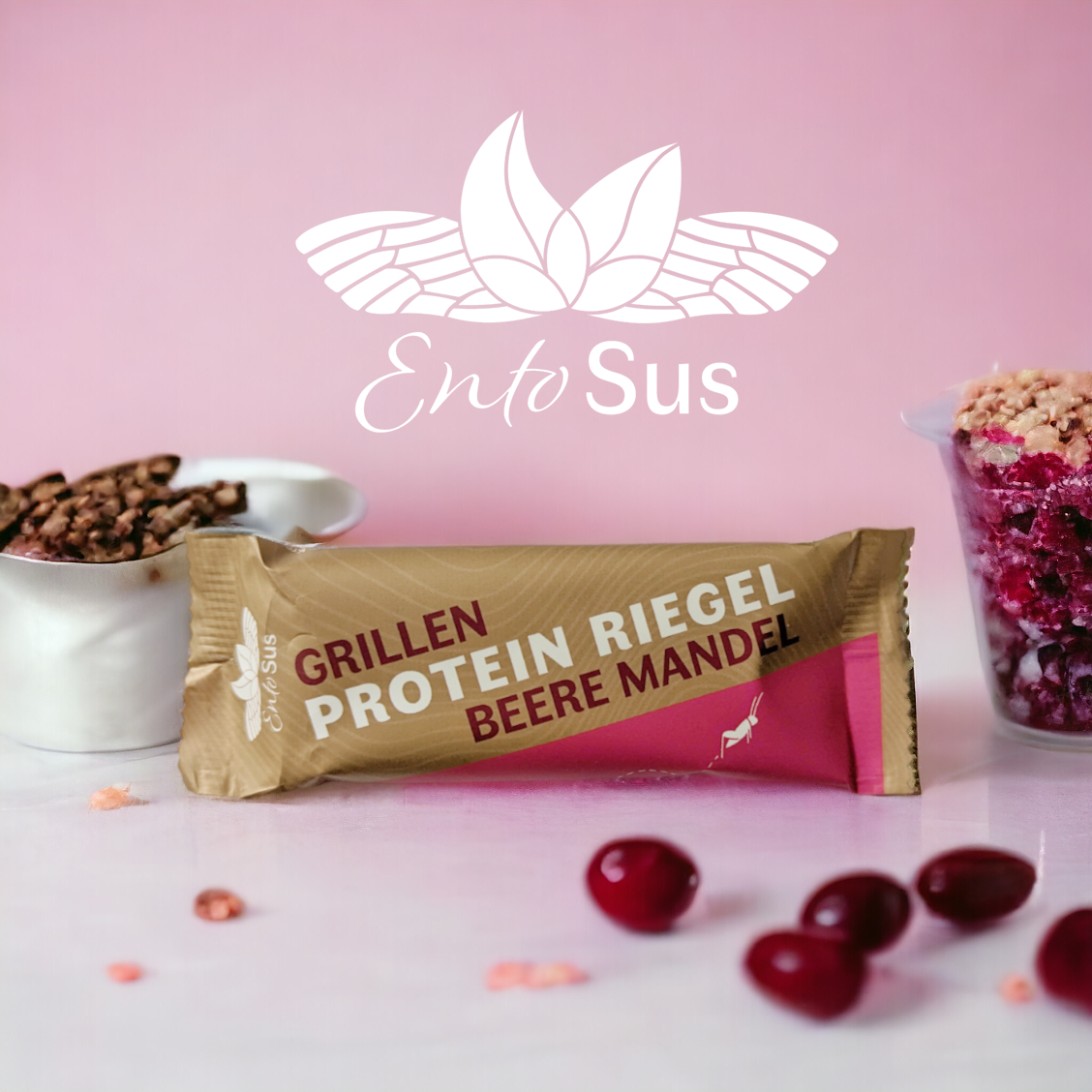 Protein Riegel 3x Beere Mandel und 3x Kakao – Beneto Foods