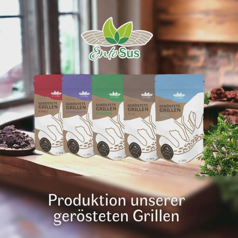 Knusper Quintett - Geröstete Grillen – Beneto Foods